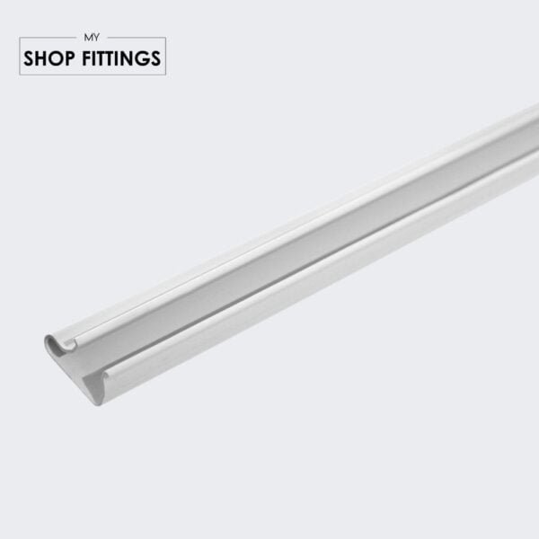White PVC Slatwall Insert – 1200mm - My ShopFittings
