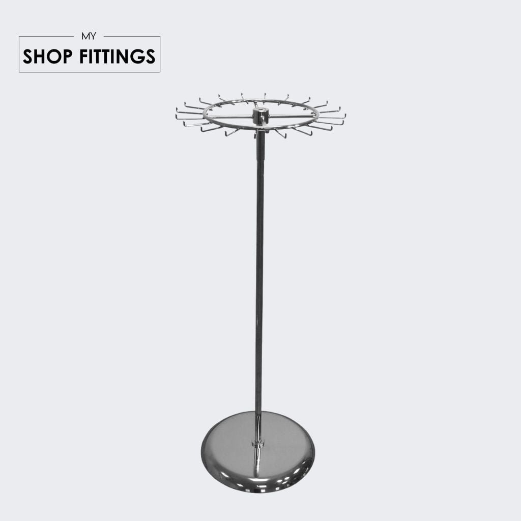 Chrome Lingerie Display Tower - My ShopFittings
