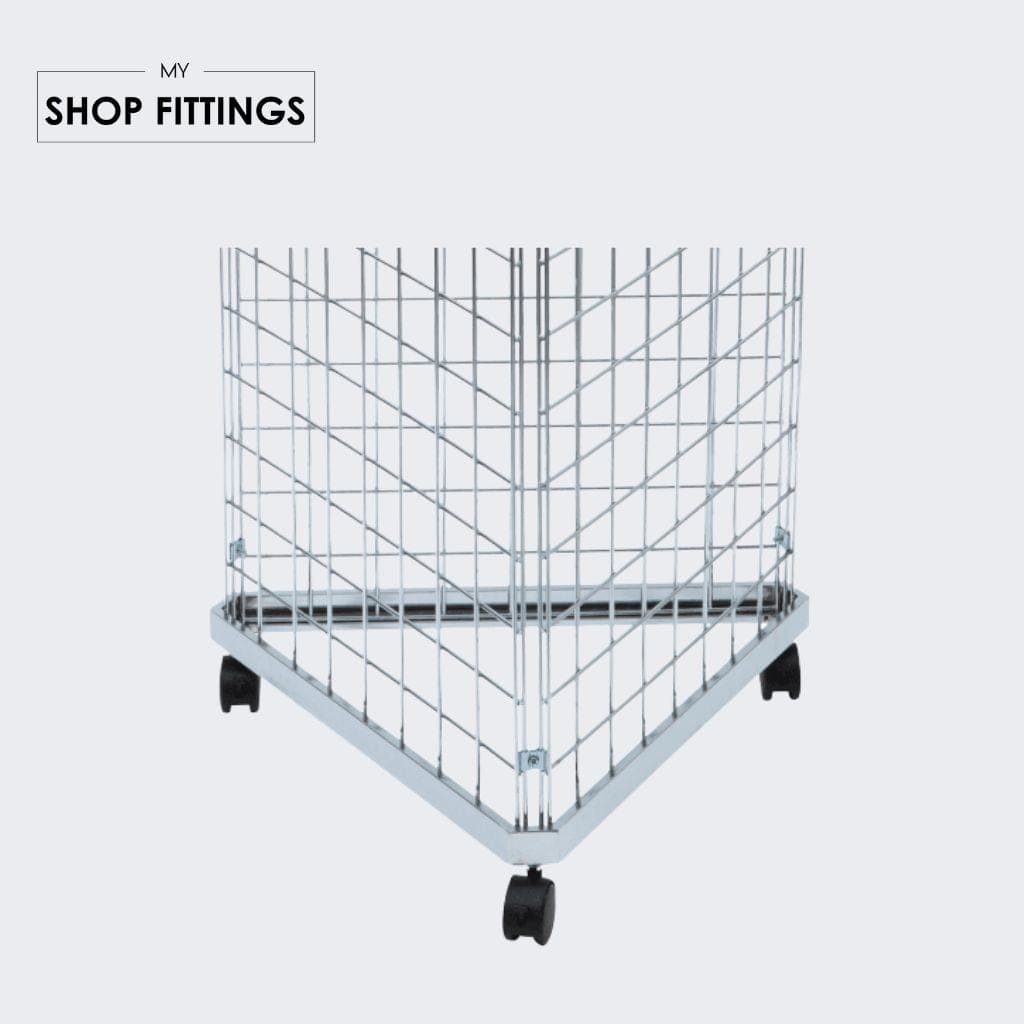 Triangular Base For Mesh Panel(Grid Panel) - My ShopFittings