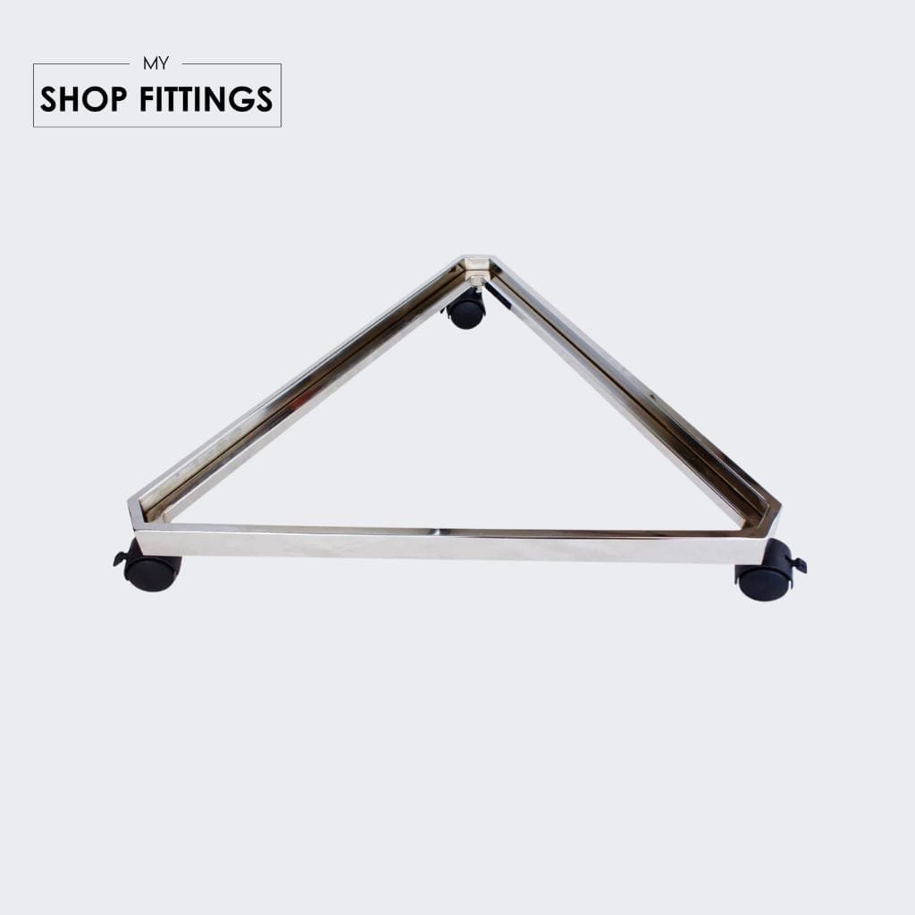 Triangular Base For Mesh Panel(Grid Panel) - My ShopFittings