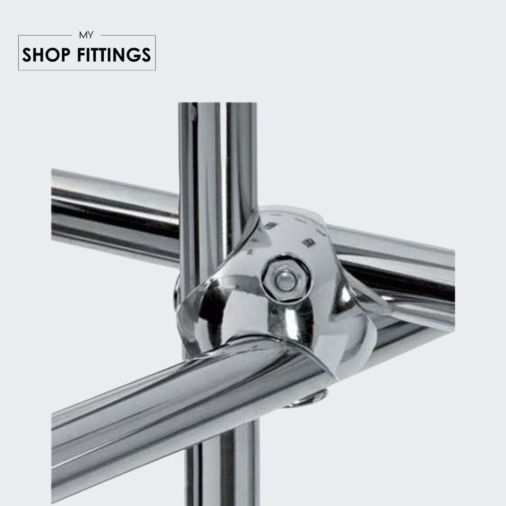 Pole / Rail Tri Clamp, Tubing Ball 3 Tubes Connector for 32mm Tube - My ...