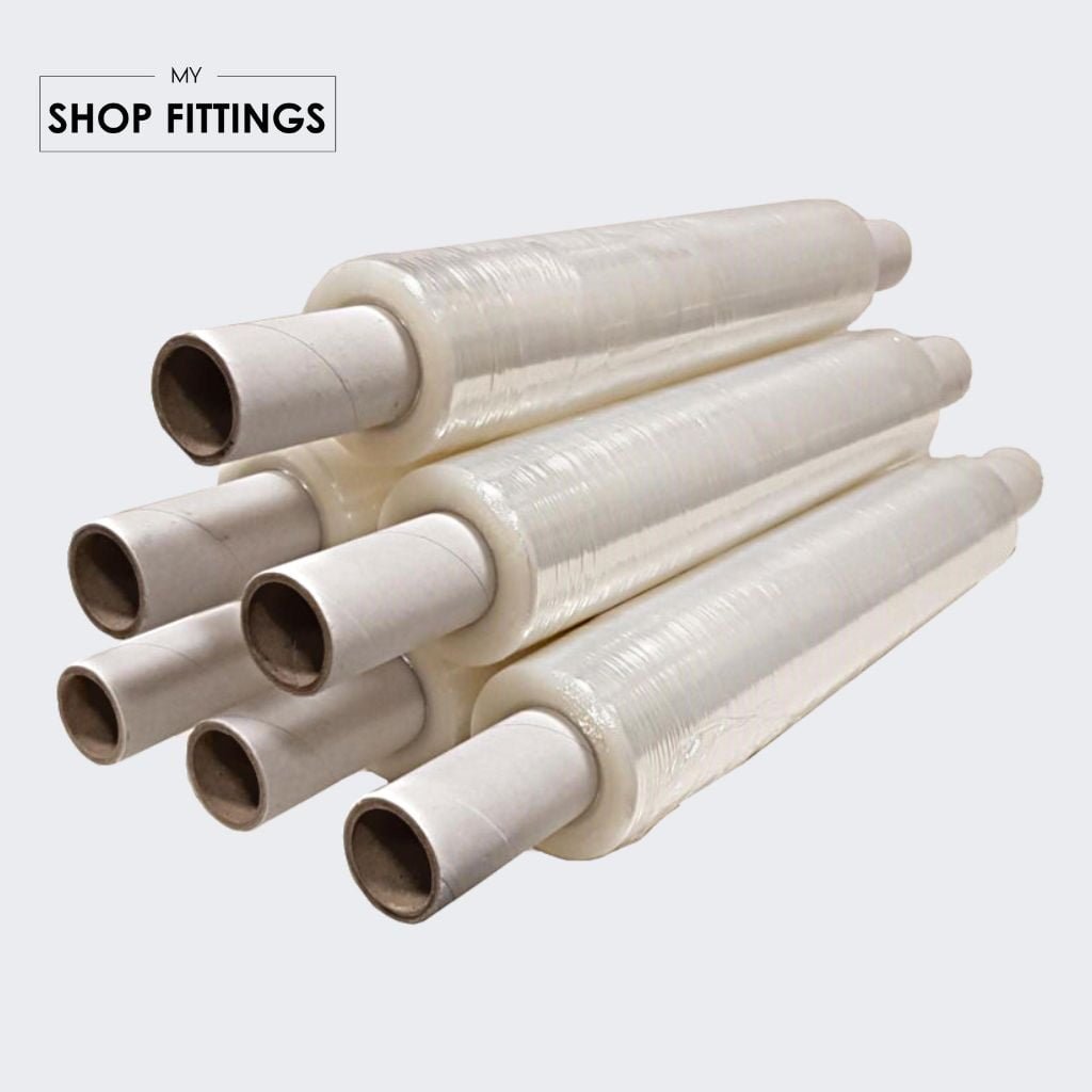 Clear Pallet Wrap – Extended Core - My ShopFittings