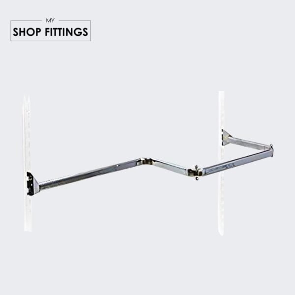 COMBINATION RAIL FOR TWINSLOT UPRIGHT – 1000MM - My ShopFittings