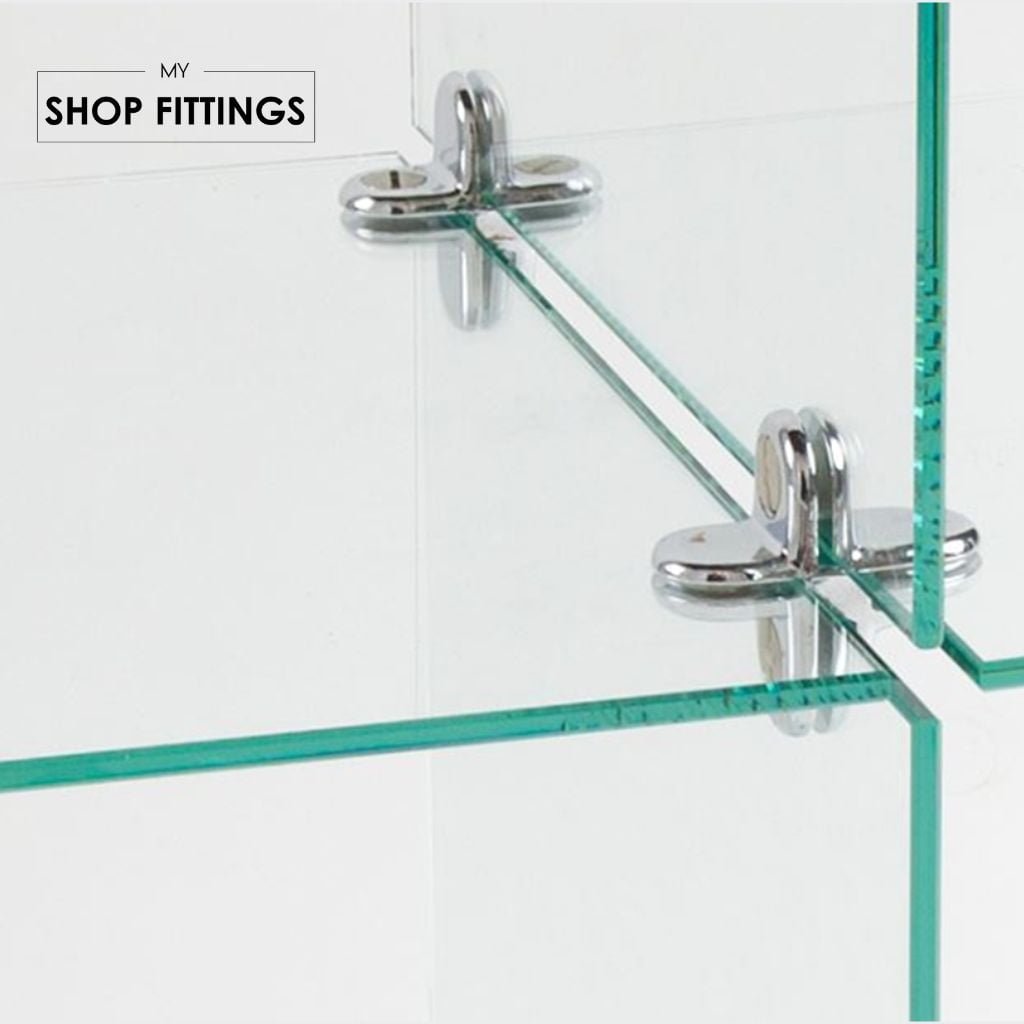 Cube 3 Stepped Glass Display - My ShopFittings