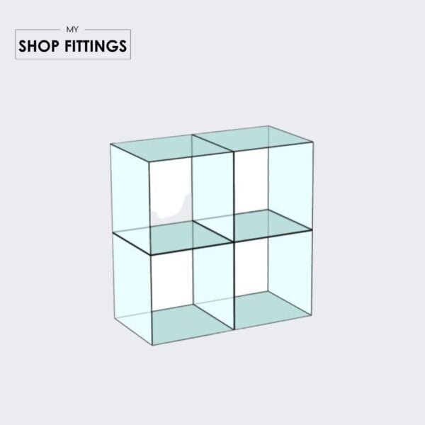 Glass Panel Connectors – 3 Way - My ShopFittings