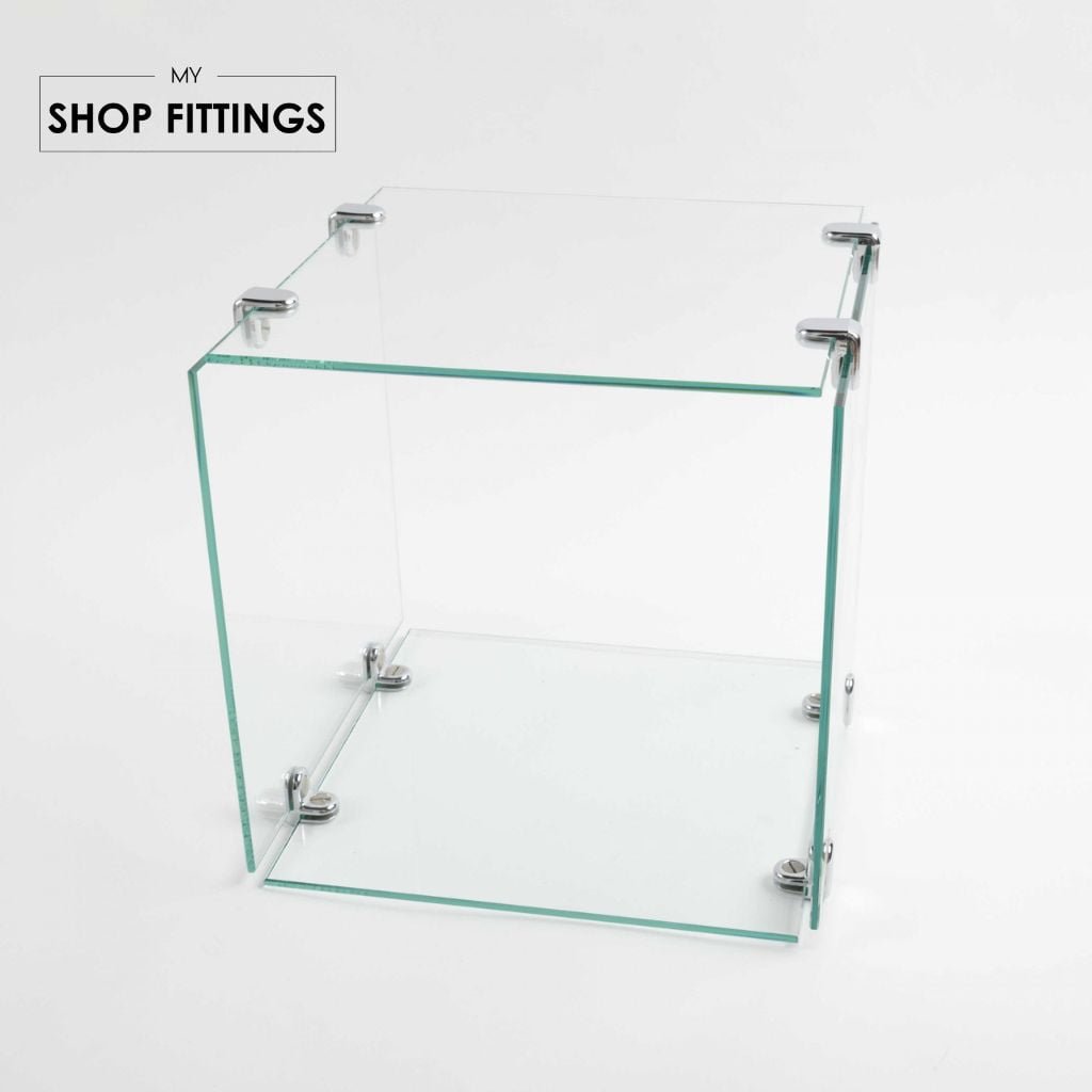 Cube 6 Glass Display 3 wide x 2 high - My ShopFittings