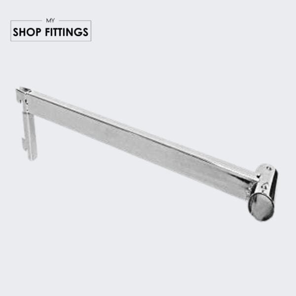 Twin Slot Tube Bracket Hanging Rail 1″ Dia Slot Fixing - My ShopFittings