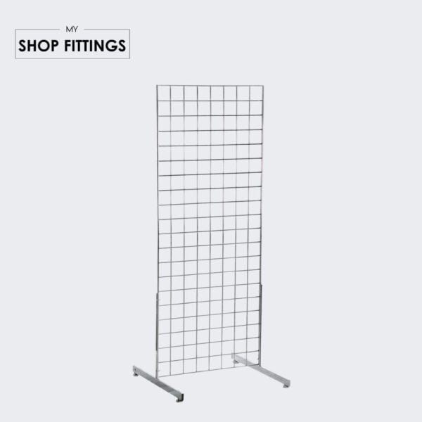 Mesh Panel(Grid Panel) Double Sided Stand – 5ft - My ShopFittings