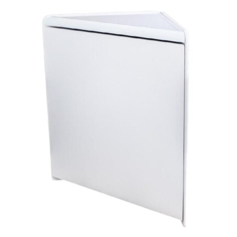 Buy Solid Corner Counter – White | My Shopfittings Ltd