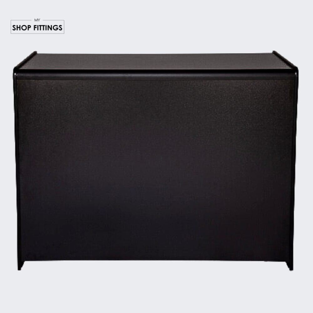 Buy Shop Counter Solid 1200x600x900mm – Black - My ShopFittings Ltd