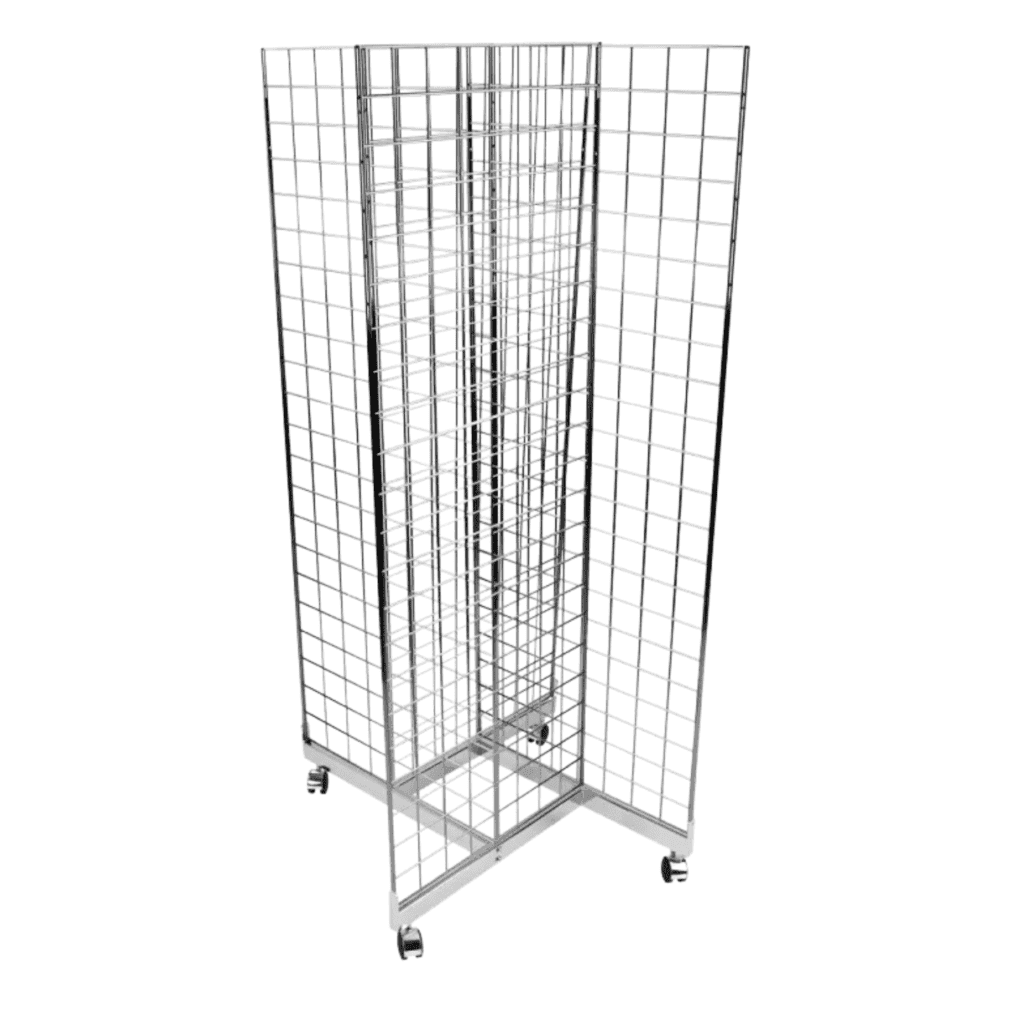 Buy 4 Way Base For Mesh Panel(Grid Panel)