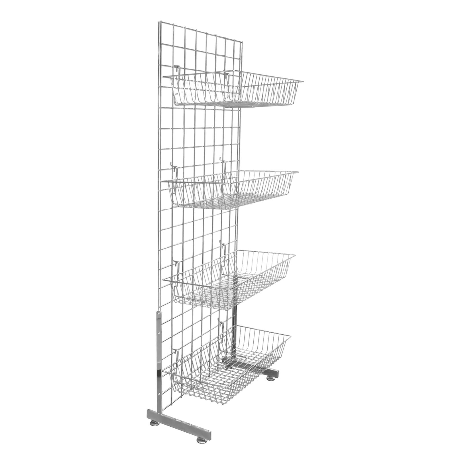 Buy Mesh Panel(Grid Panel) Single Sided Basket Stand Unit– 5ft