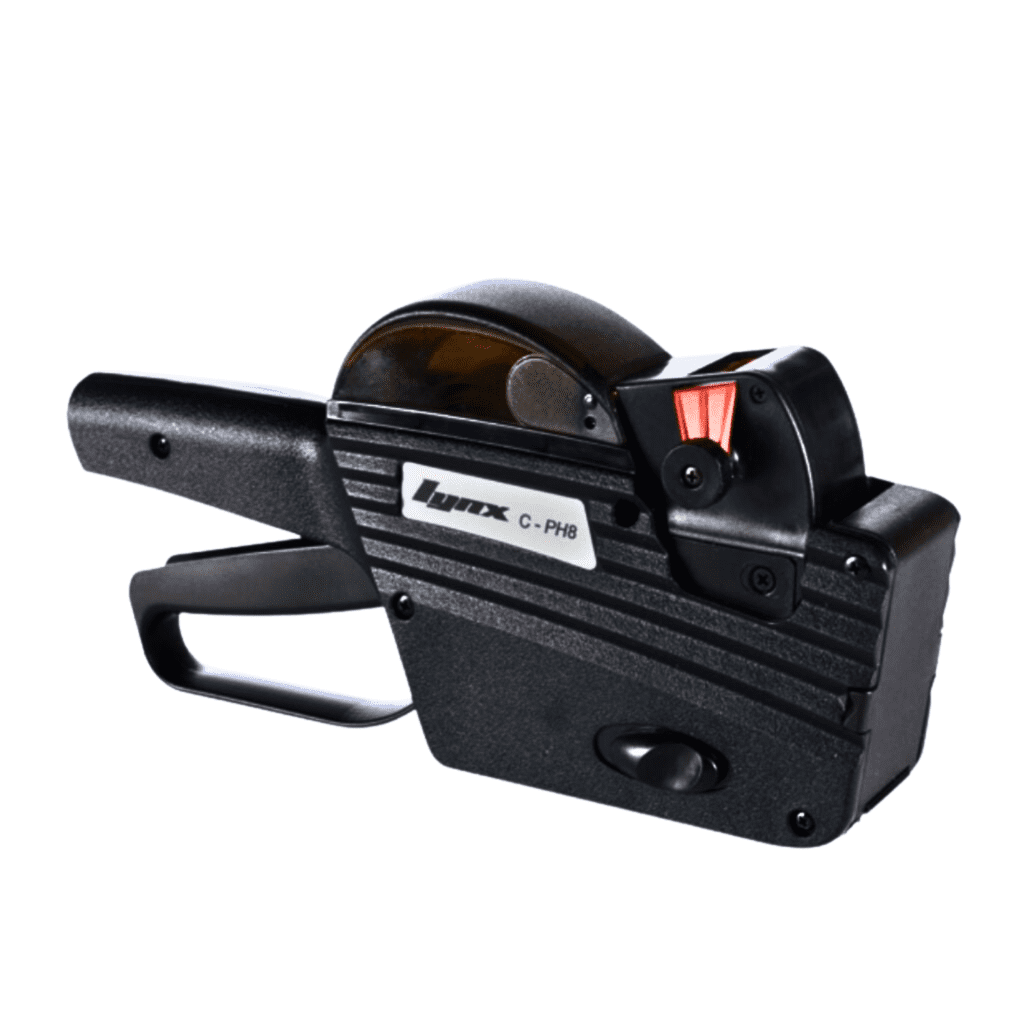 LYNX C-PH8 One-Line Price Gun For Punch-Hole Labels With 8 Numeric Bands