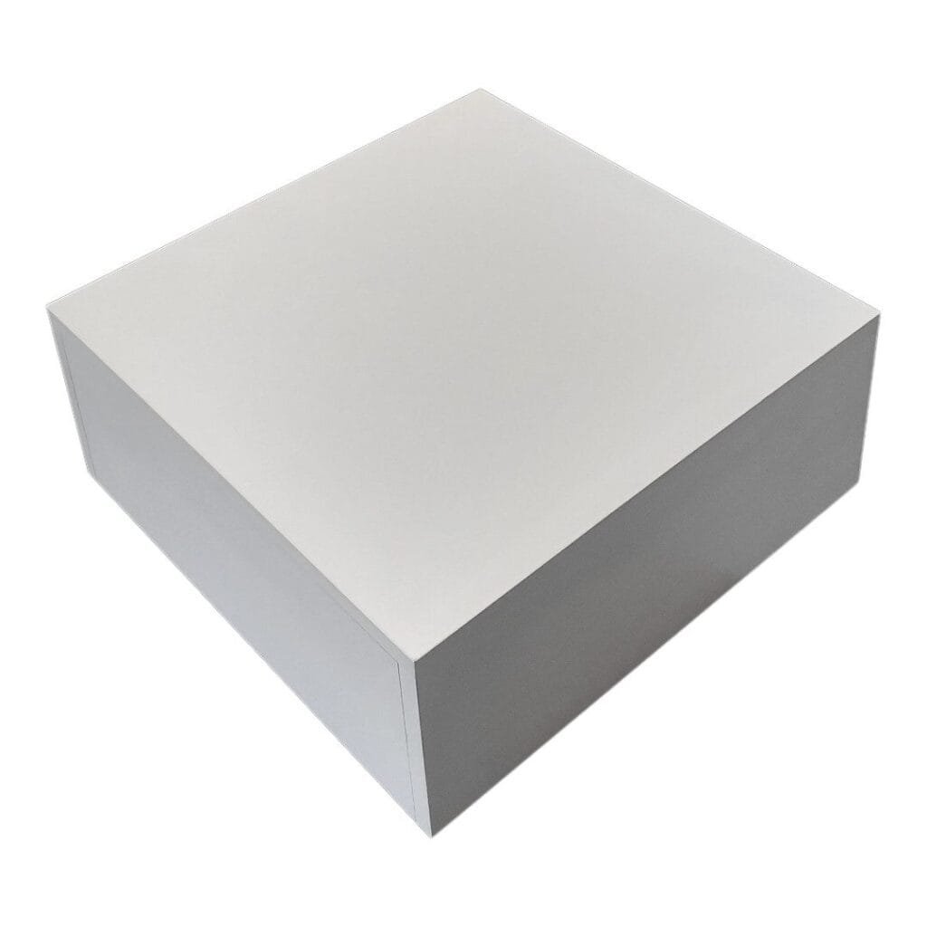 Window Display Plinth 500x500x200mm - White