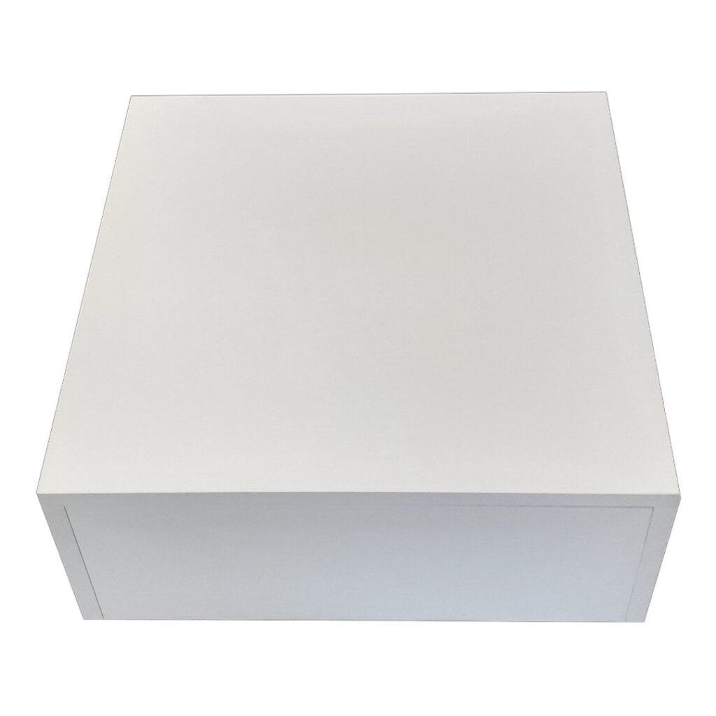 Window Display Plinth 500x500x200mm - White