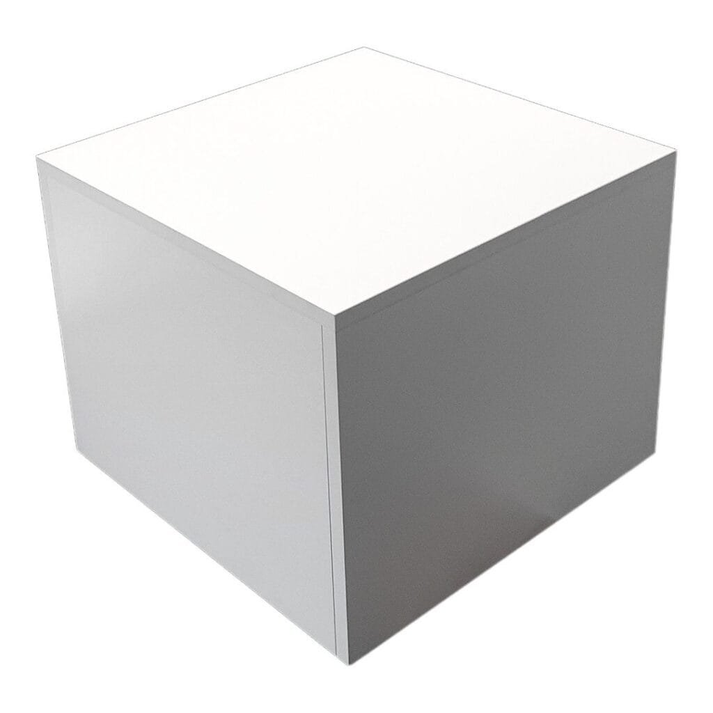 Window Display Plinth 500x500x400mm - White