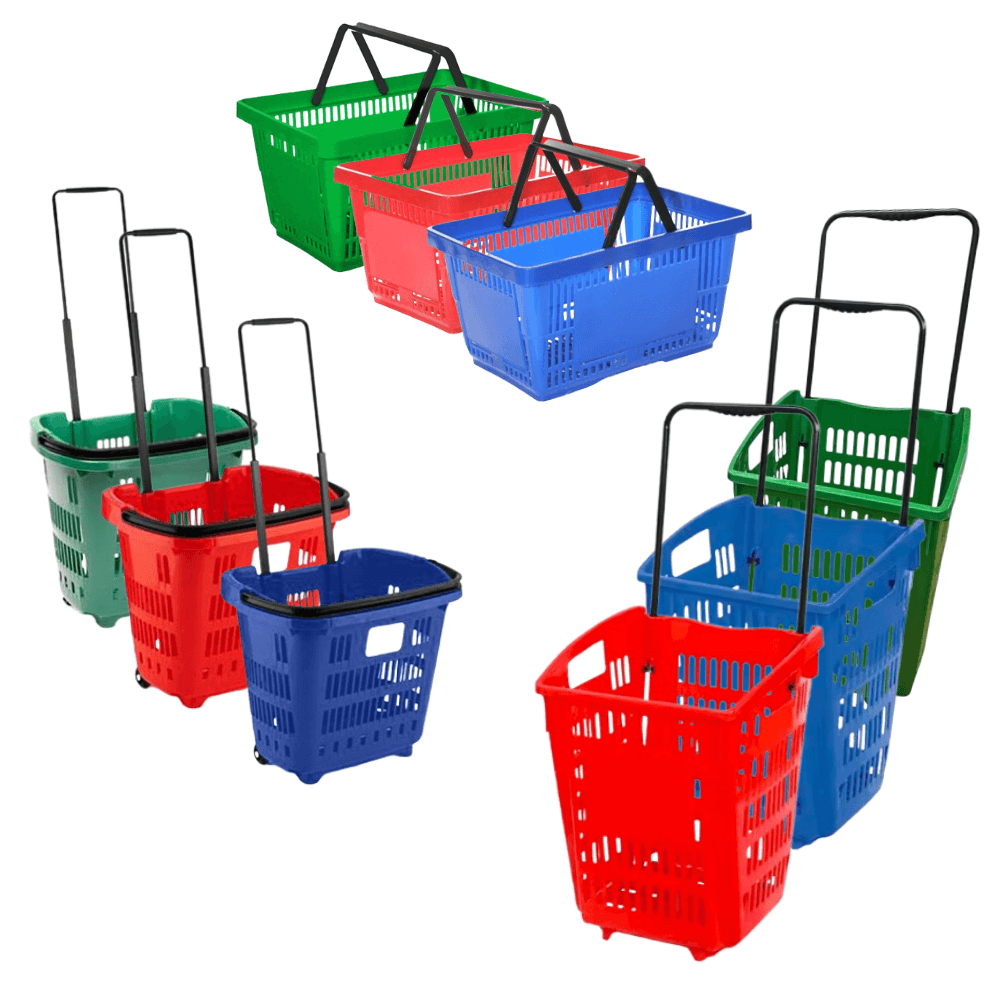 Shopping Baskets And Trolleys | My Shopfittings Ltd