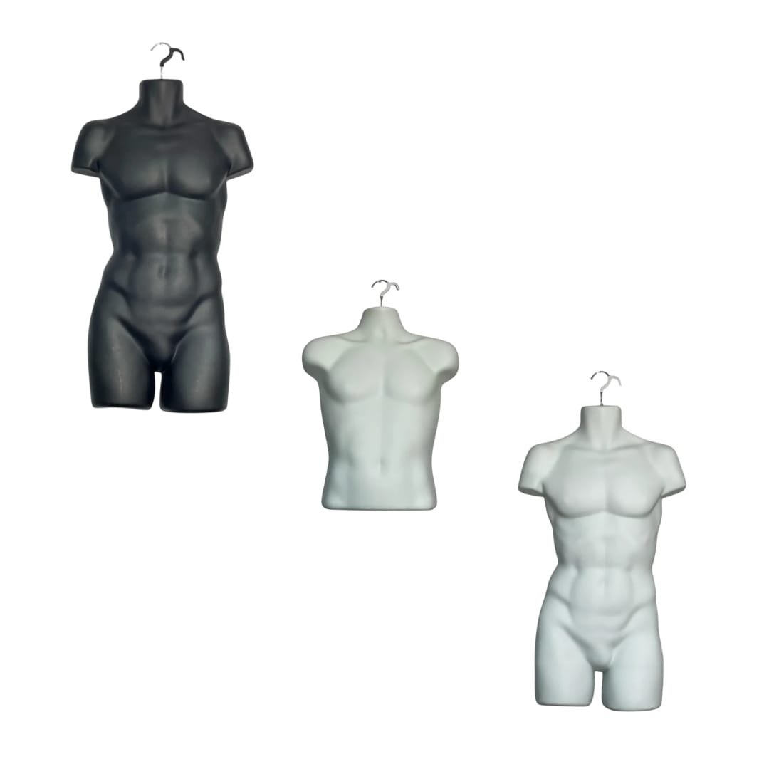 Male Hanging Body Forms | My Shopfittings Ltd