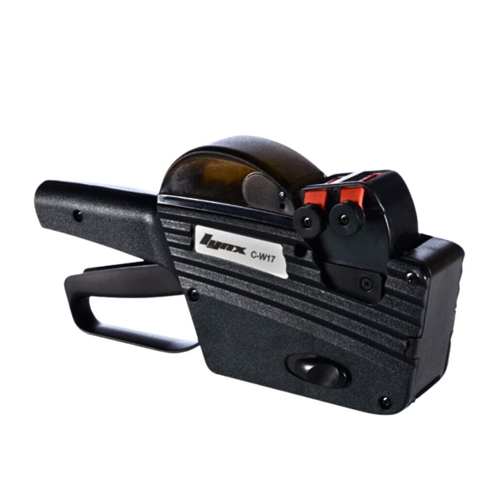 LYNX C-W17 Two-Line Price Gun With 10+7 Numeric Bands (Bold Bottom Line)