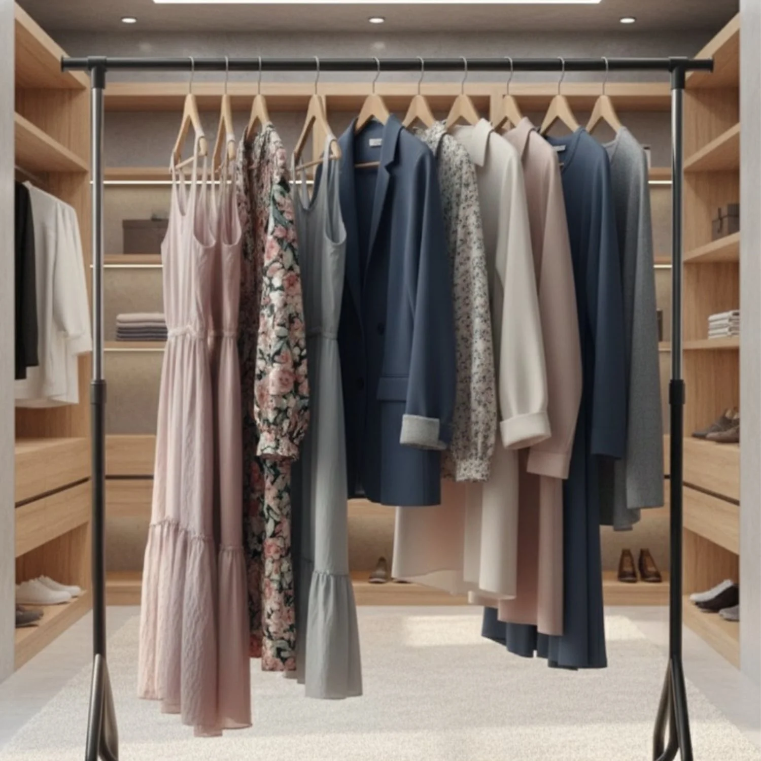 Heavy Duty Clothes Rails For Clothes Display And Storage